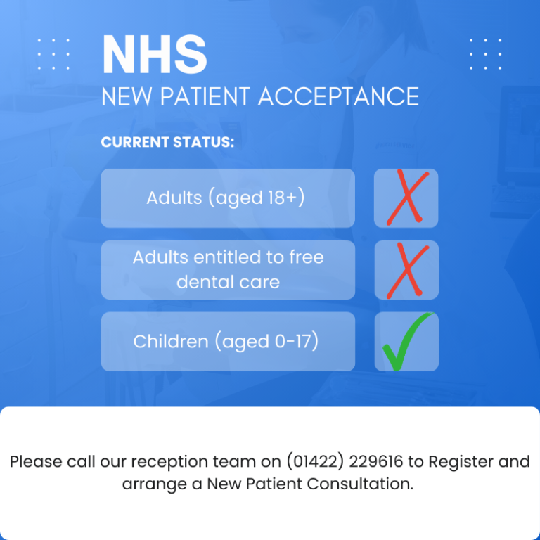 NEW NHS PATIENTS - Moorside Dental
